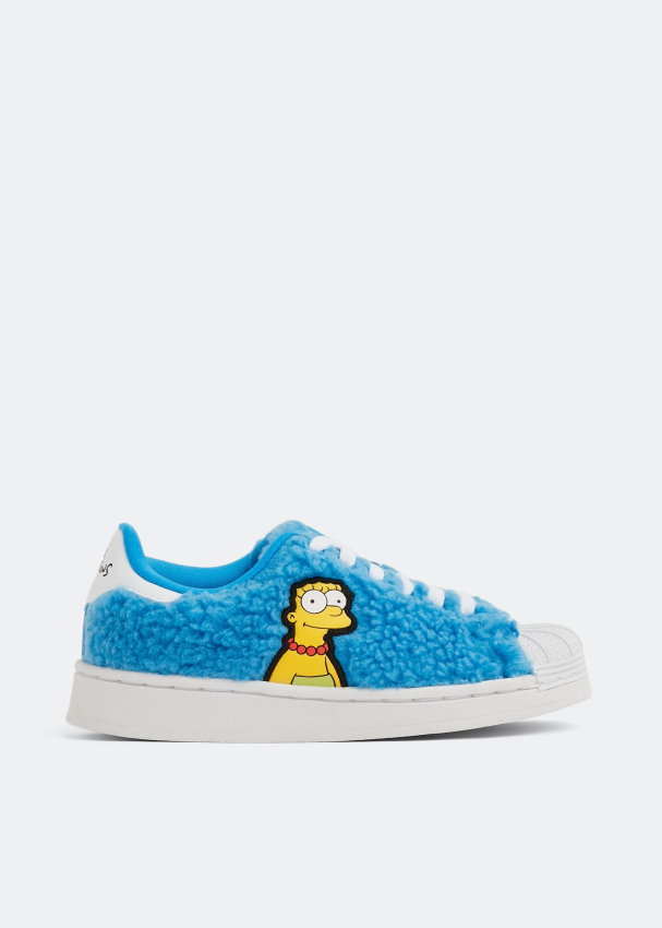 Adidas x Simpsons Superstar sneakers for Boy - Blue in UAE | Level Shoes