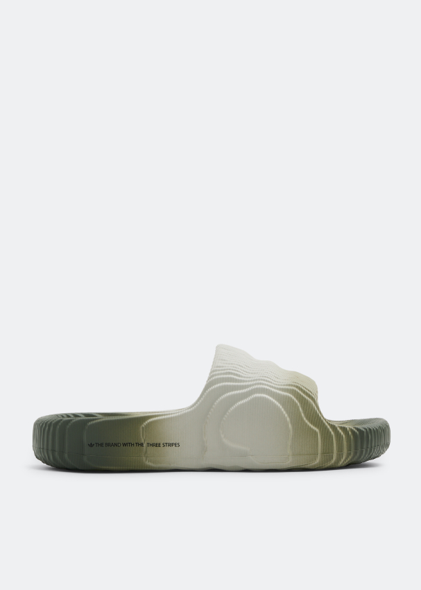 Adidas Adilette 22 slides for Men - Green in KSA | Level Shoes
