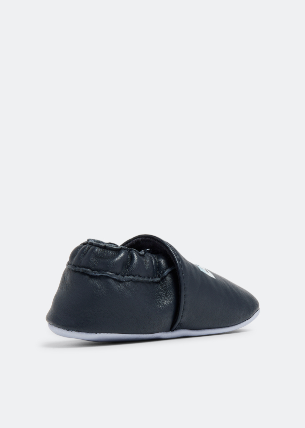BOSS Logo booties for Baby - Blue in UAE | Level Shoes