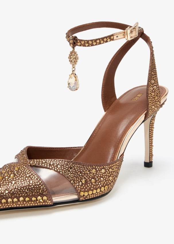 JW PEI Haidi Artificial Crystal pumps for Women - Brown in UAE | Level ...
