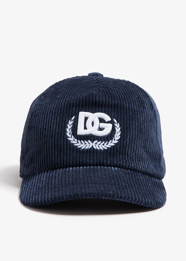 Dolce&Gabbana DG Laurel logo baseball cap for Boy - Blue in UAE | Level ...