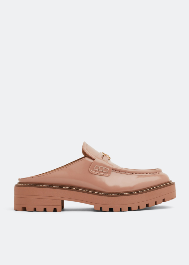 Sam Edelman Lennon lug sole mules for Women - Beige in UAE | Level Shoes