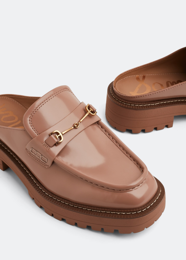 Sam Edelman Lennon lug sole mules for Women - Beige in KSA | Level Shoes