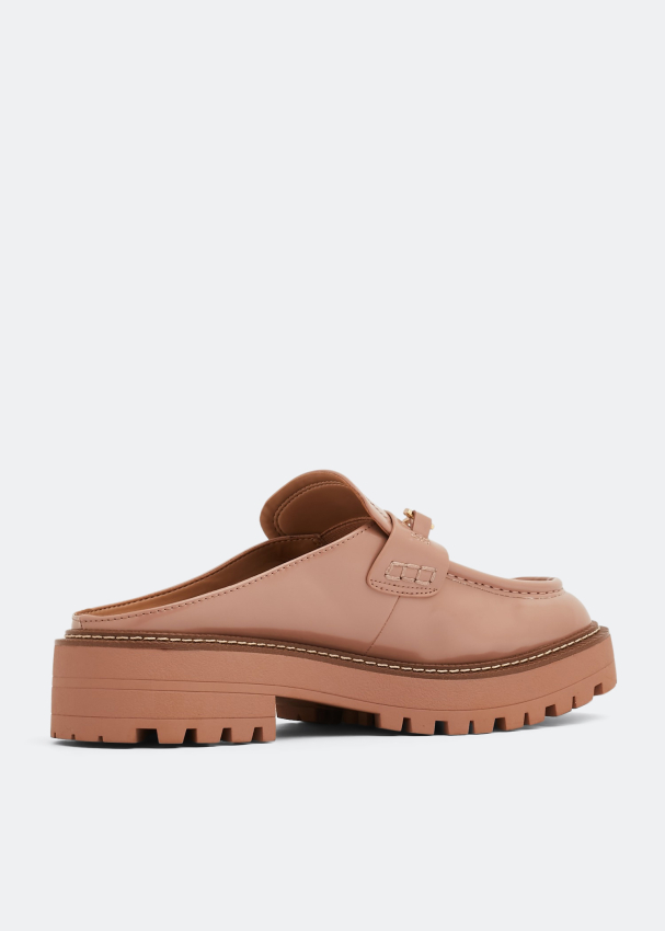 Sam Edelman Lennon lug sole mules for Women - Beige in Kuwait | Level Shoes