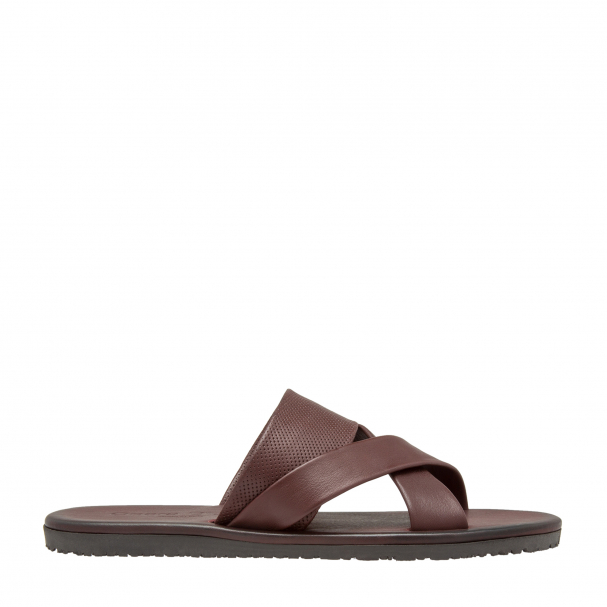 Opera D'Arte Leather sandals for Men - Brown in KSA | Level Shoes