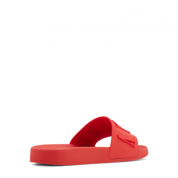 AMIRI Logo pool slides for Men - Red in UAE | Level Shoes