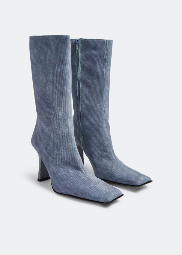 Miista Noor boots for Women - Blue in UAE | Level Shoes