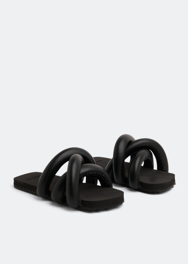 Yume Yume Tyre slide sandals for Men - Black in UAE | Level Shoes