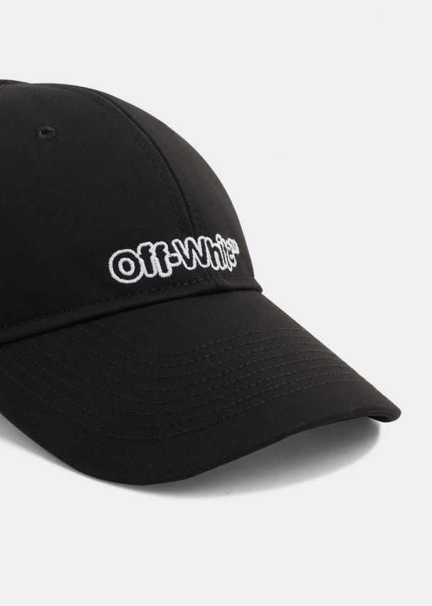 Off-White Logo cap for Men - Black in UAE | Level Shoes