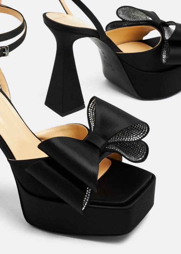 Mach & Mach Le Cadeau platform sandals for Women - Black in UAE | Level ...