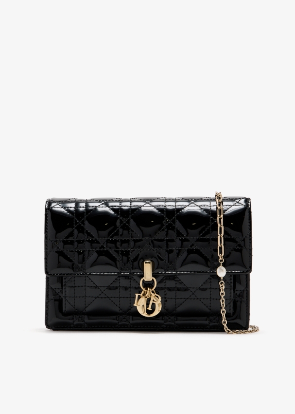 Dior Pre-Loved Miss Dior Charms chain pouch for Women - Black in KSA ...