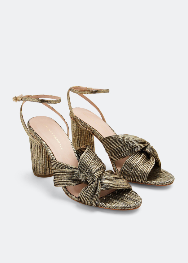 Loeffler Randall Reed sandals for Women - Gold in UAE | Level Shoes