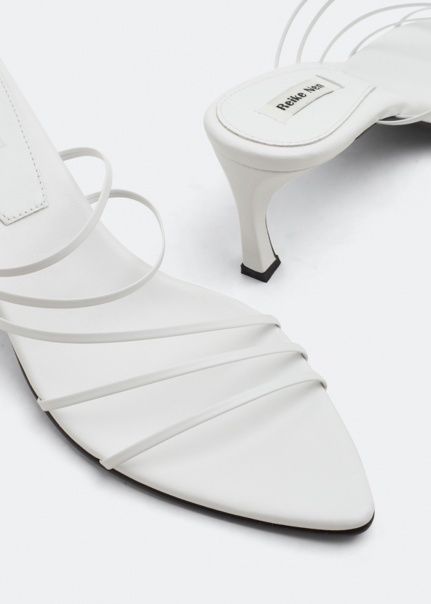 Reike Nen 5 Strings pointed sandals for Women - White in UAE | Level Shoes