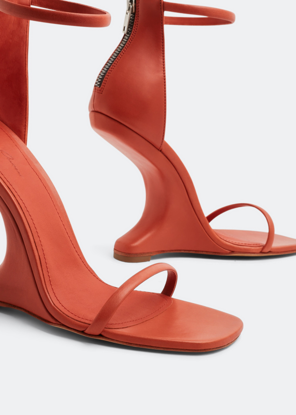 Rick Owens Cantilever 11 sandals for Women - Orange in UAE | Level Shoes