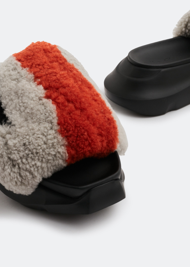 Rick Owens Geth puffer slides for Women - Black in KSA | Level Shoes