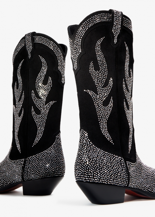 Sonora Santa Fe Rock cowboy boots for Women - Black in Bahrain | Level ...