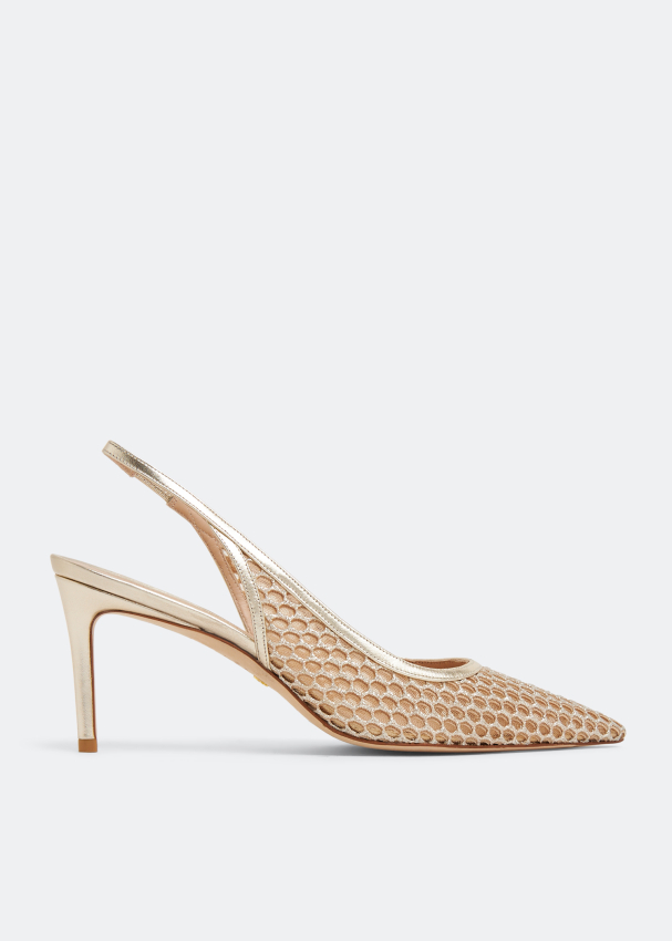 Stuart Weitzman Stuart 75 slingback pumps for Women - Gold in KSA ...
