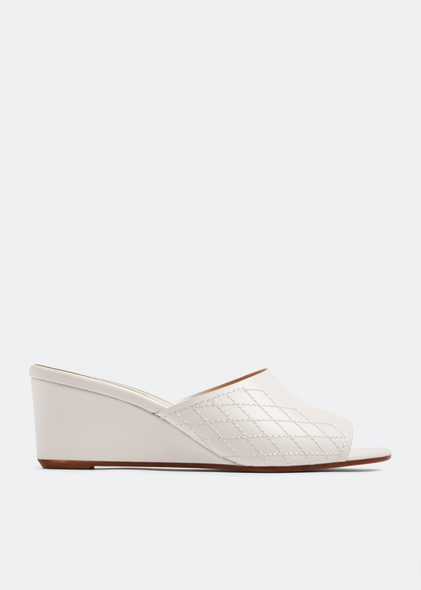 Private Collection La Zeppa 60 mules for Women - White in UAE | Level Shoes