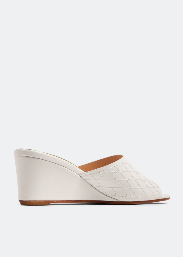 Private Collection La Zeppa 60 mules for Women - White in UAE | Level Shoes
