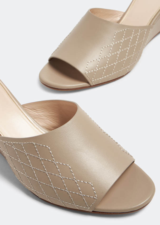 Private Collection La Zeppa 60 mules for Women - Beige in UAE | Level Shoes