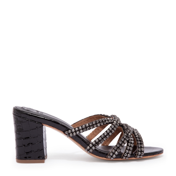 Nicoli Simone sandals for Women - Black in UAE | Level Shoes