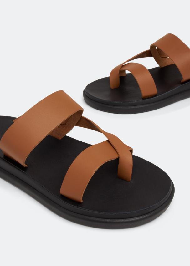 Ancient Greek Sandals Simos sandals for Men - Beige in UAE | Level Shoes