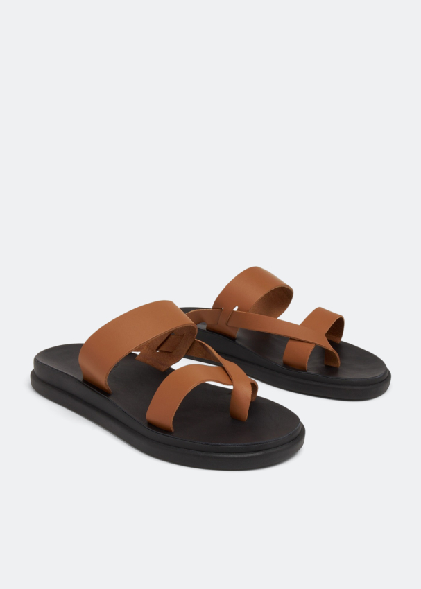 Ancient Greek Sandals Simos sandals for Men - Beige in UAE | Level Shoes