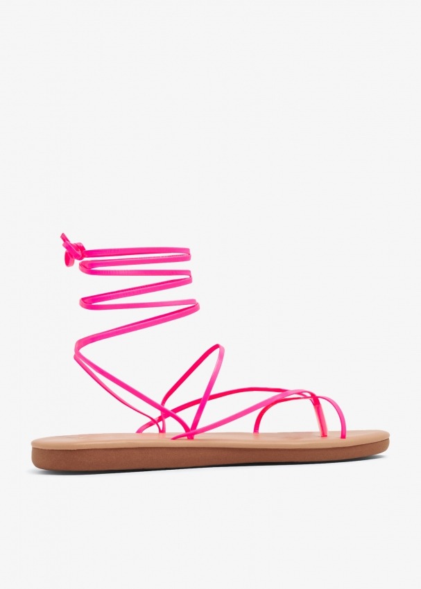 Ancient Greek Sandals String sandals for Women - Pink in UAE | Level Shoes