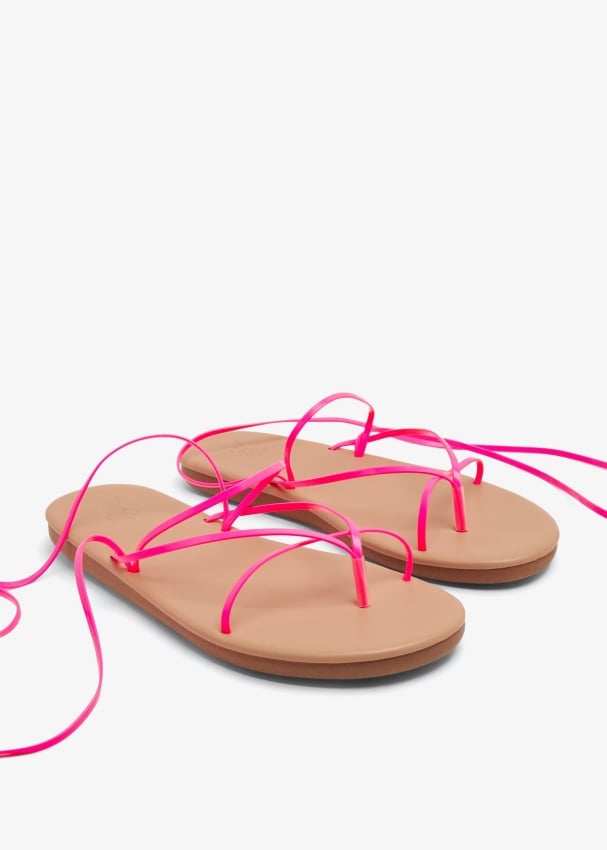 Ancient Greek Sandals String sandals for Women - Pink in UAE | Level Shoes