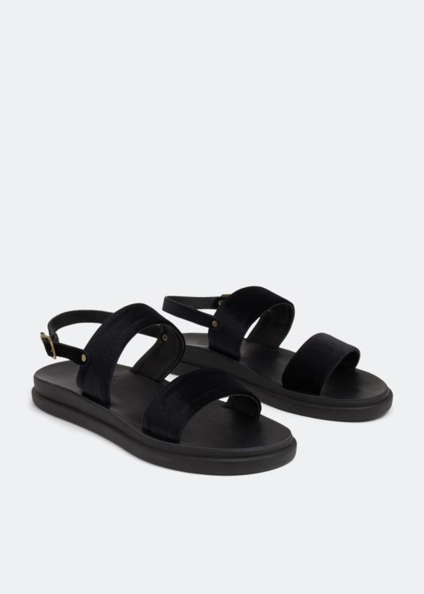 Ancient Greek Sandals Timon sandals for Men - Black in KSA | Level Shoes