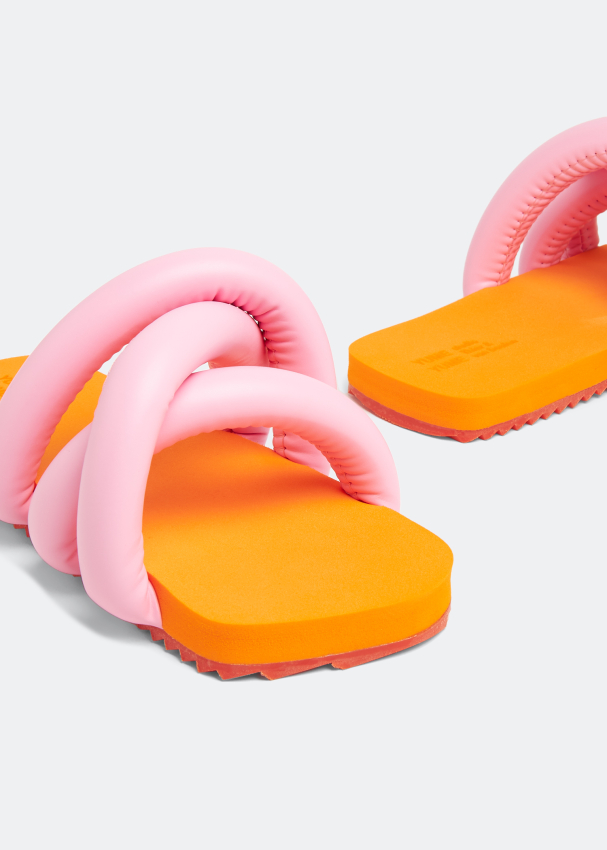 Yume Yume Tyre slides for Women - Pink in UAE | Level Shoes