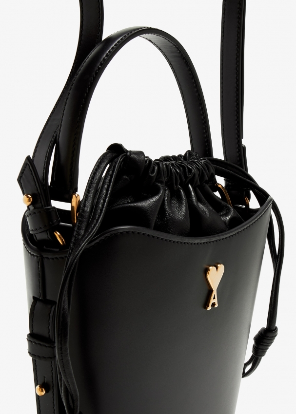 Ami Mini Paris bucket bag for Women - Black in UAE | Level Shoes