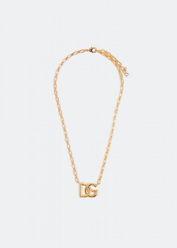 Dolce&Gabbana DG logo chain necklace for Men - Gold in Kuwait | Level Shoes