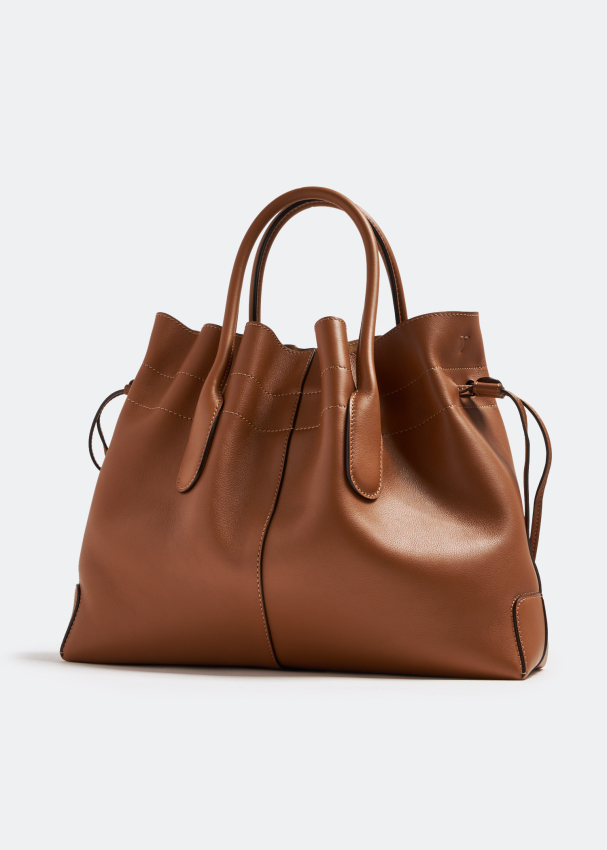 Tod's Di small drawstring bag for Women - Brown in UAE | Level Shoes