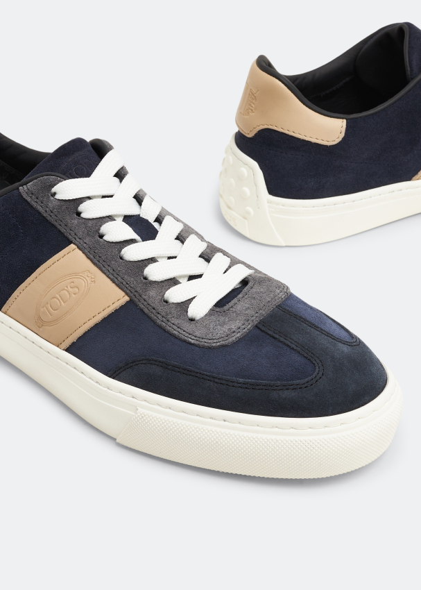 Tod's Tabs suede sneakers for Men - Blue in UAE | Level Shoes