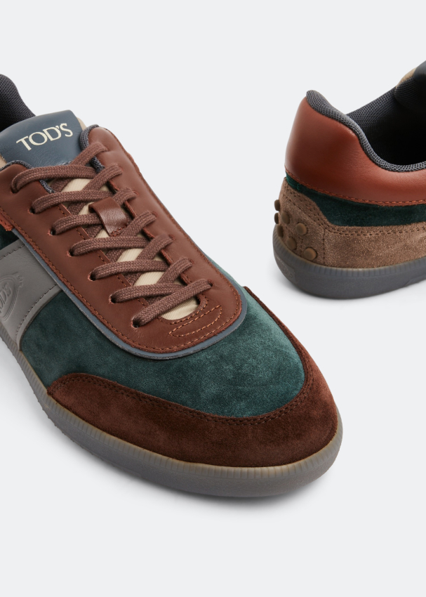 Tod's Tabs suede sneakers for Men - Multicolored in UAE | Level Shoes