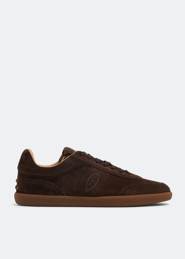 Tod's Tabs suede sneakers for Men - Brown in UAE | Level Shoes