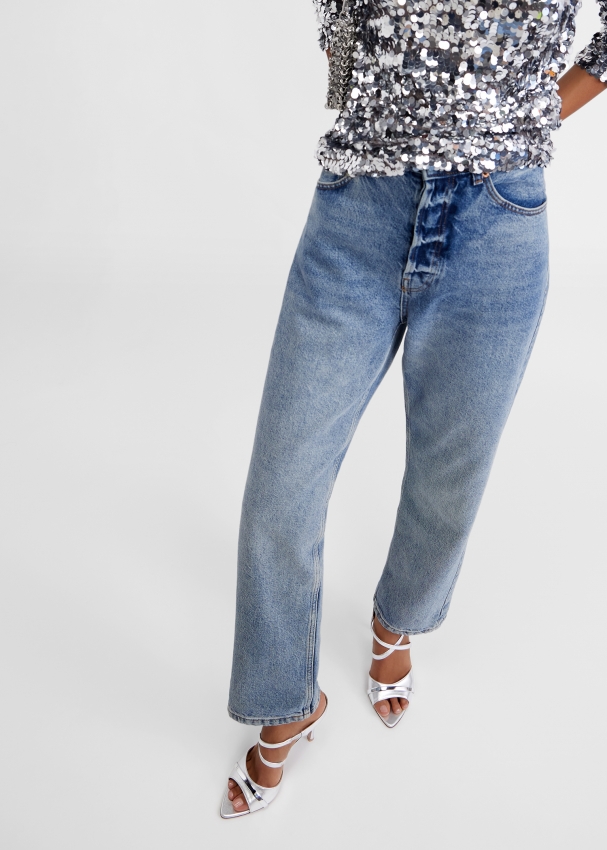 Malone Souliers Yoko 90 mules for Women - Silver in UAE | Level Shoes