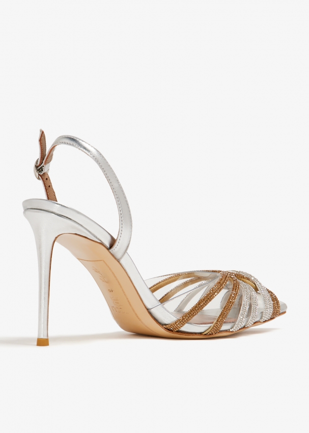 Nicoli Zendaya pumps for Women - Silver in UAE | Level Shoes